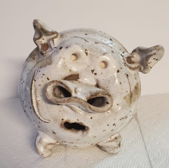 Unbranded | Other | Vintage Pottery Ceramic Uglycute Pig Piggy Bank ...